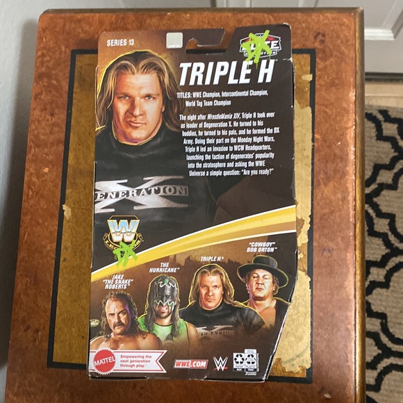 Mattel | Toys | Wwe Elite Dx Triple H 6 Inch Action Figures Mattel ...
